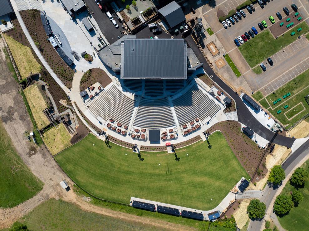 Allianz Amphitheater at Riverfront: Parking, entrance, food