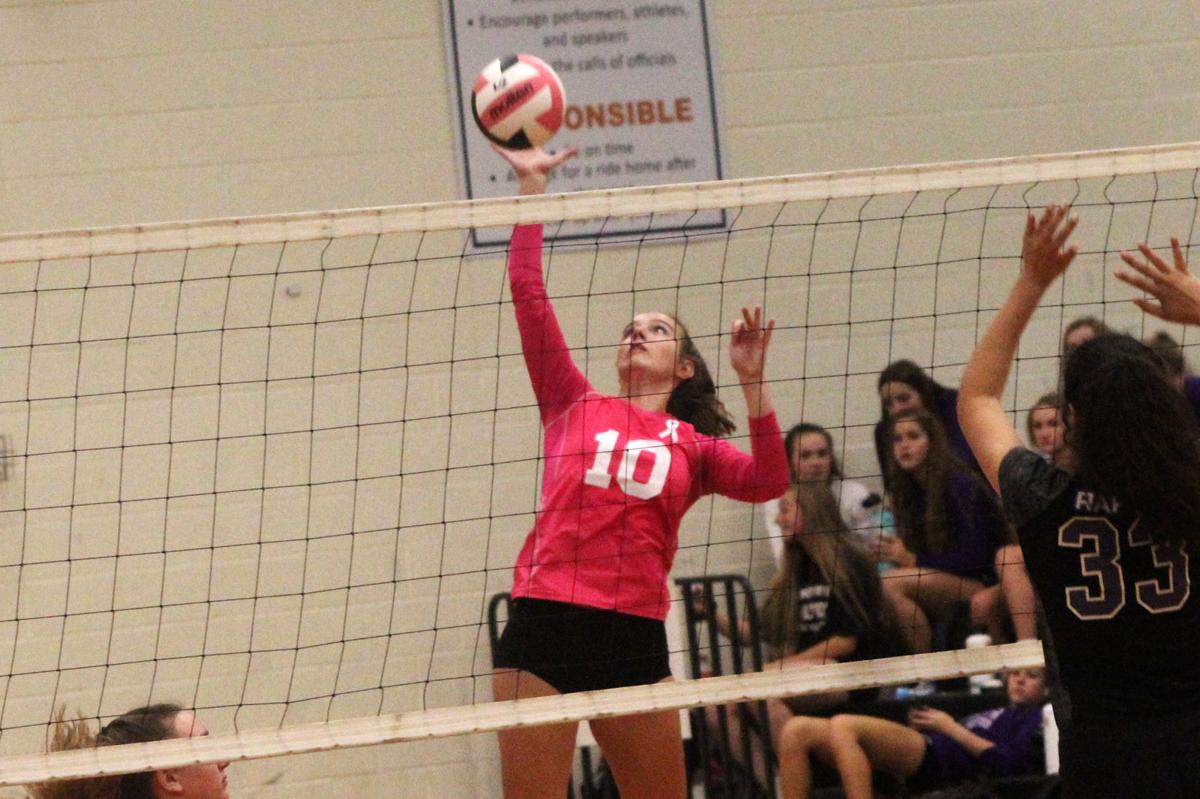 Sierra Ellison serves for 14 straight points and Powhatan Volleyball ...