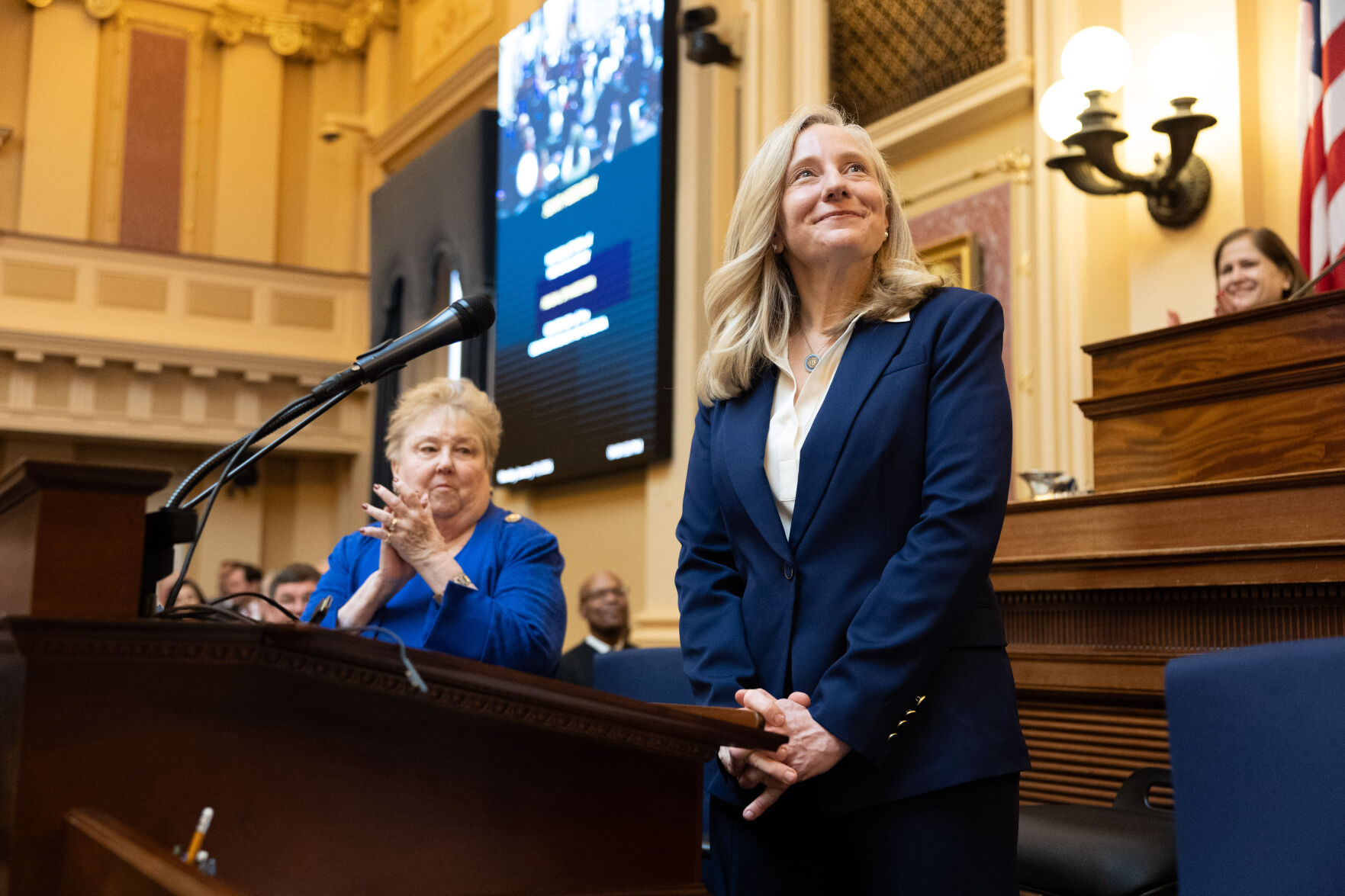 Va. Gov. Spanberger calls for unity in speech to legislature