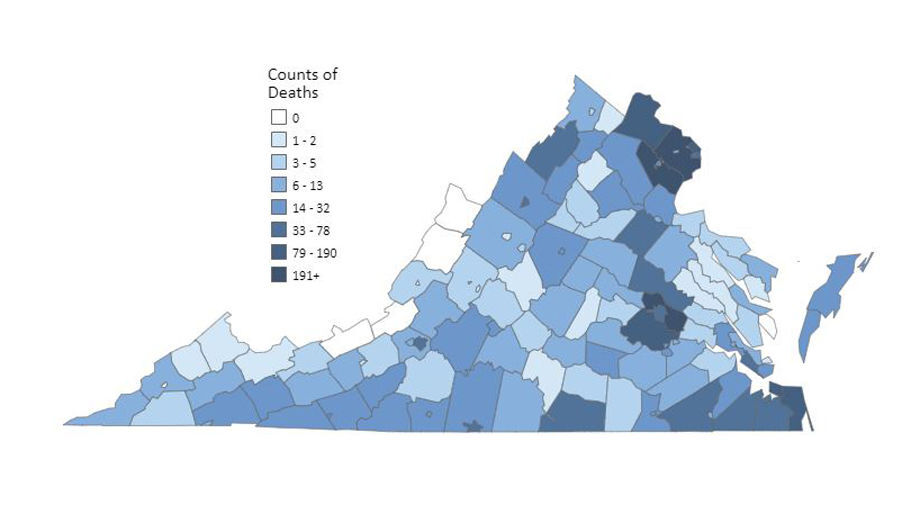 Virginia COVID-19 cases increase by 1,018 from Tuesday