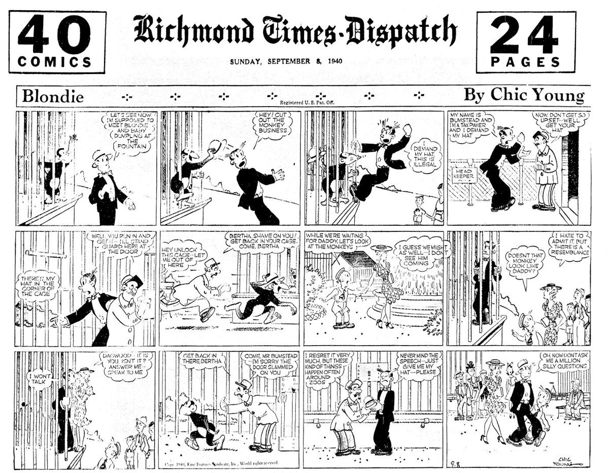 Sunday Times-Dispatch Comics To Be Greatest in Southeast
