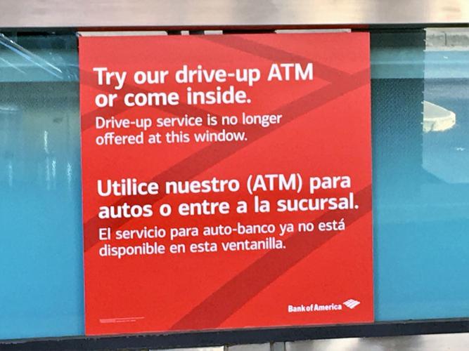 Rethinking the drive-thru teller window: Bank of America has closed all ...