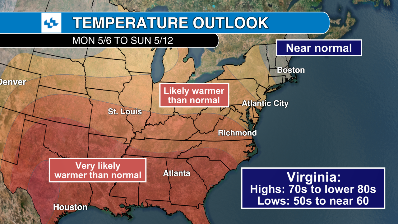 Richmond weather stays warm, but when will rain return?