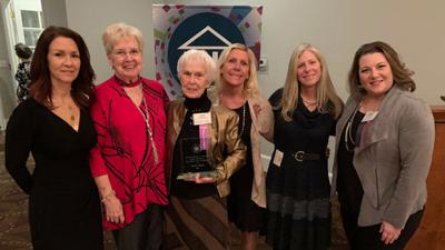 Powhatan Chamber of Commerce presents Janie Dean with Kathy Budner Award