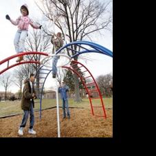 Whitcomb Court gets new playground equipment