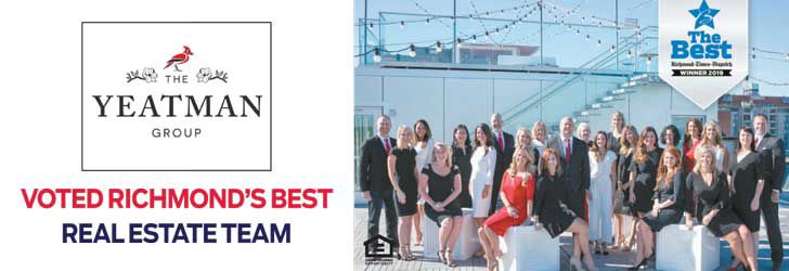 The Yeatman Group voted as Richmond's best real estate team
