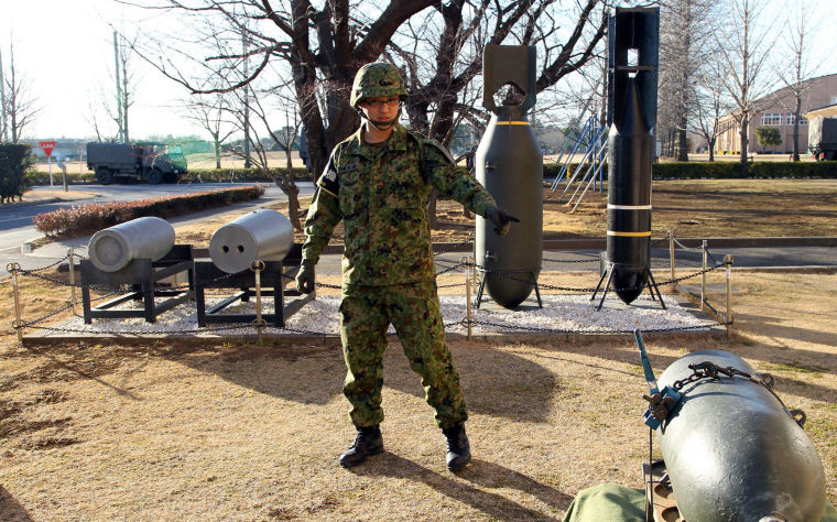 Bomb squads scour Japan 70 years after WWII