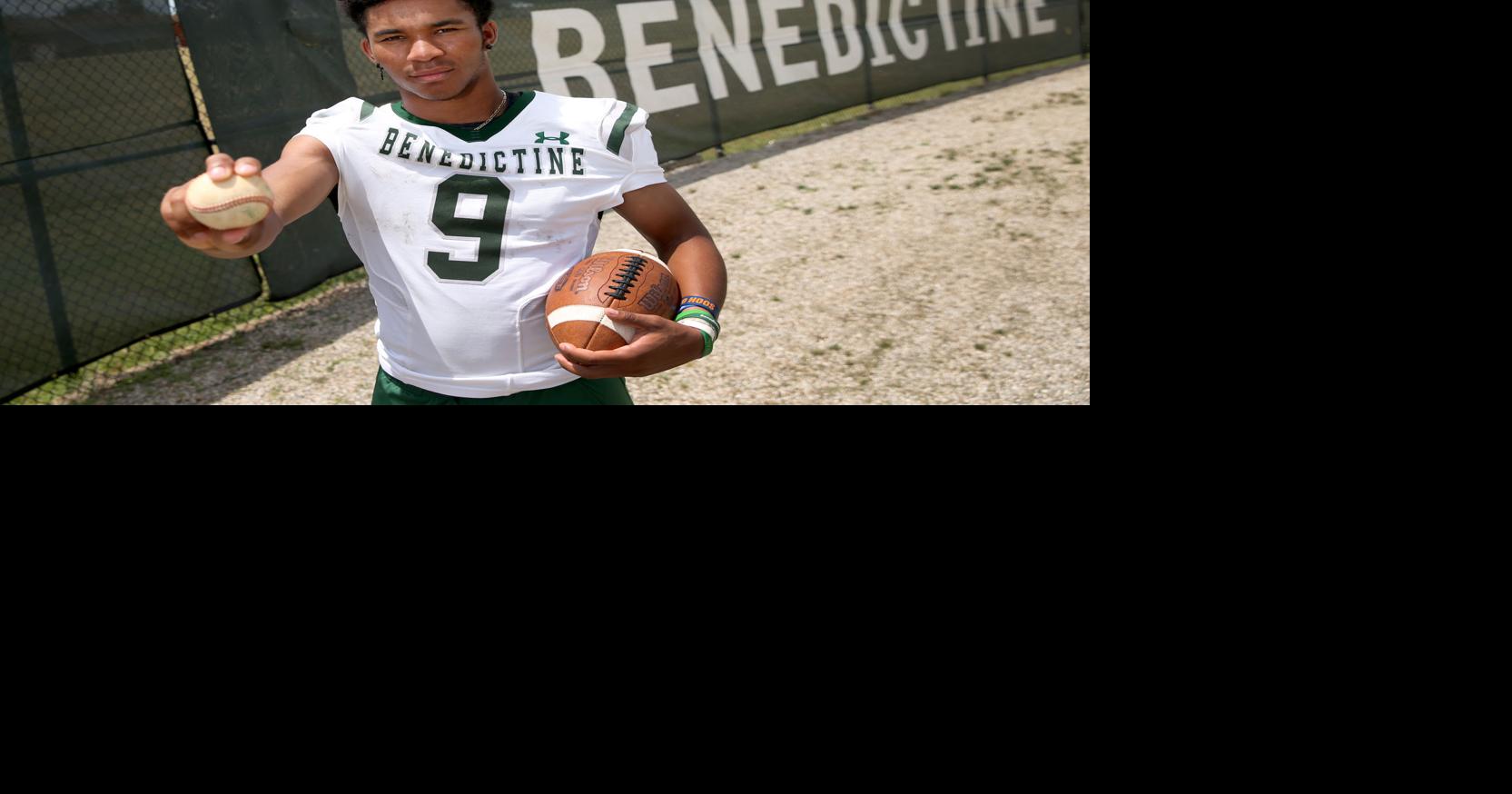 Benedictine star football, baseball player Jay Woolfolk, a UVA recruit ...