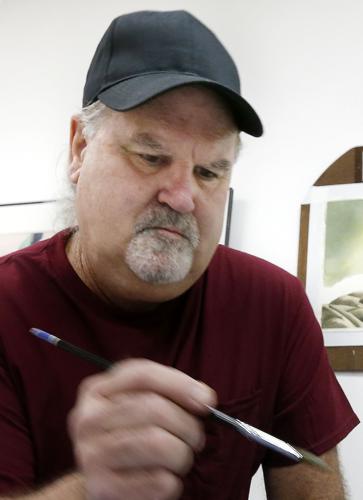 Richmond artist Christopher Wynn looks for something that 'pops' when ...
