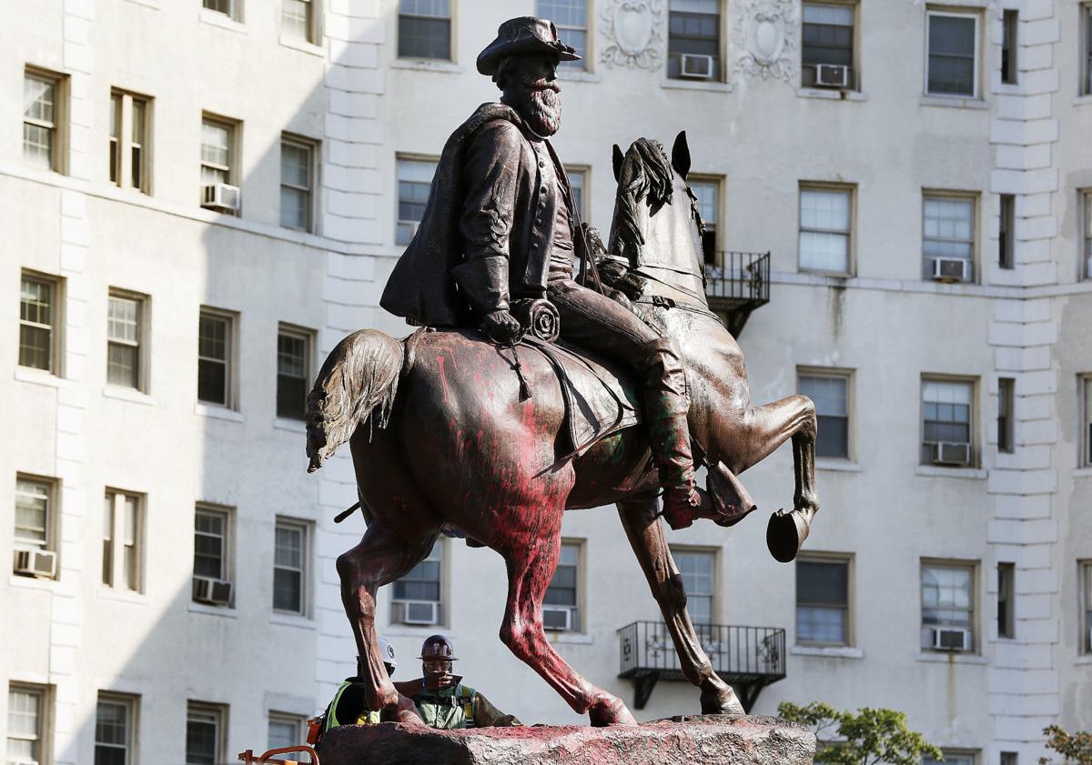 WATCH NOW: Statue honoring Confederate cavalry commander J.E.B. Stuart ...