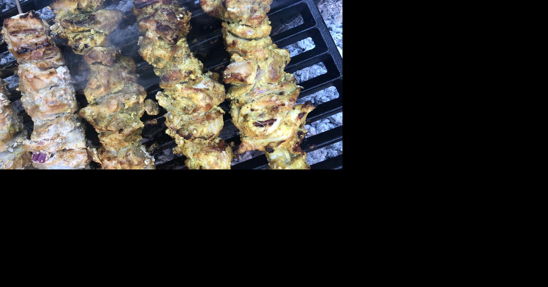 Ditch the paper plate; kebabs make a perfect hand-held campfire treat