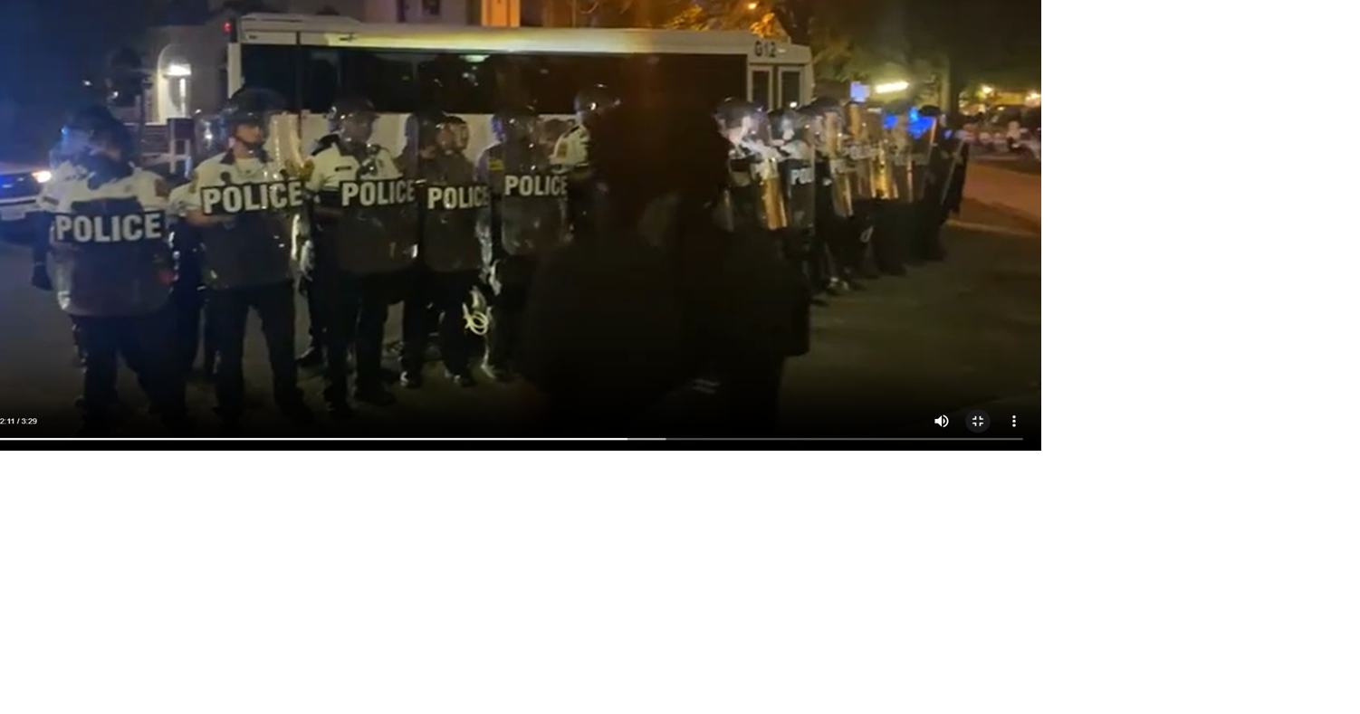 Videos: Watch as police arrive at VCU campus amid protests Monday night