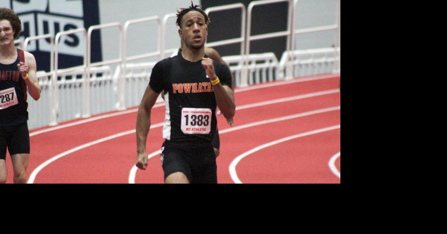 Powhatan's Anthony Greenhow wins indoor track and field state ...