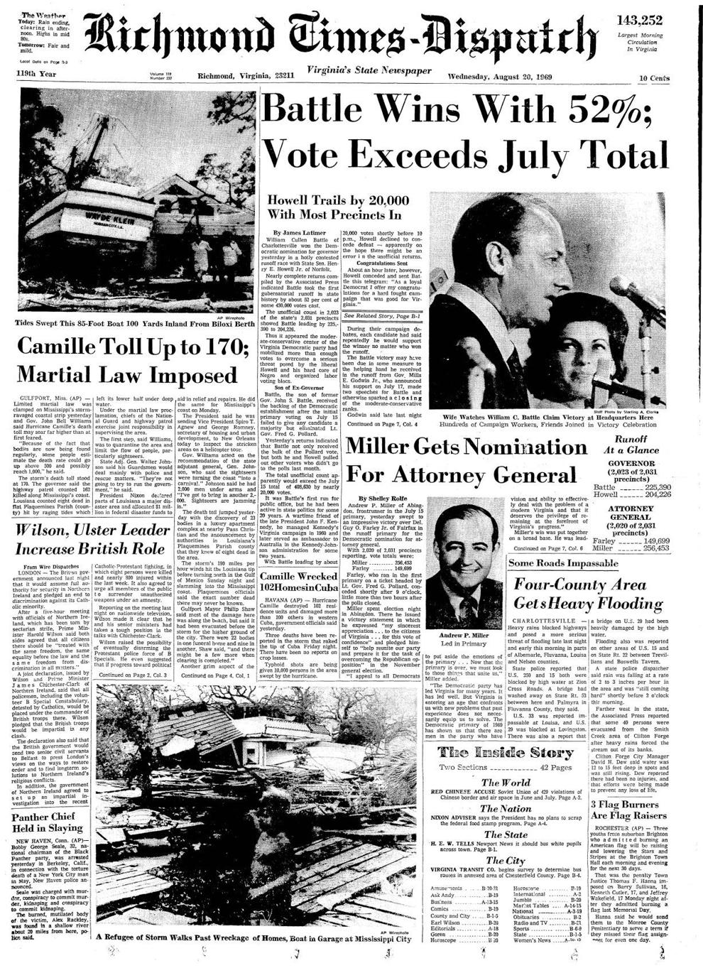 From the Archives: When hurricanes were front page news in Richmond