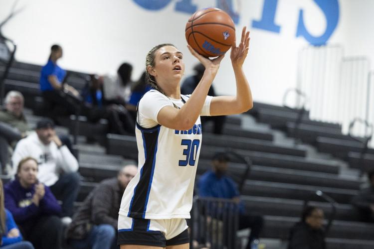 Collegiate girls basketball hangs on to beat St. Catherine's