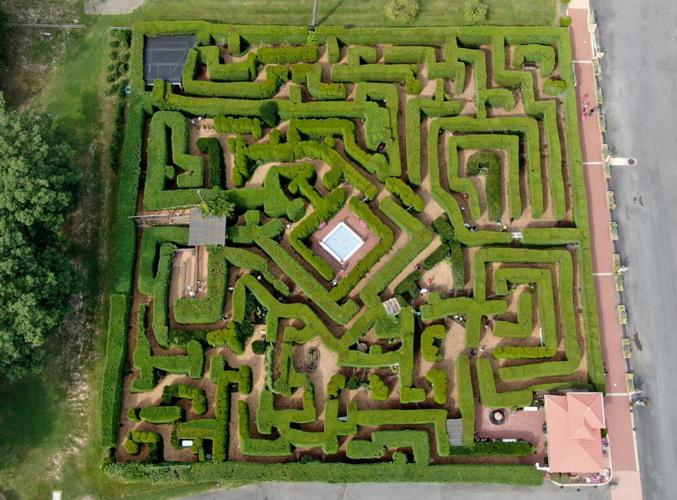 Virginia from above: The Garden Maze at Luray Caverns