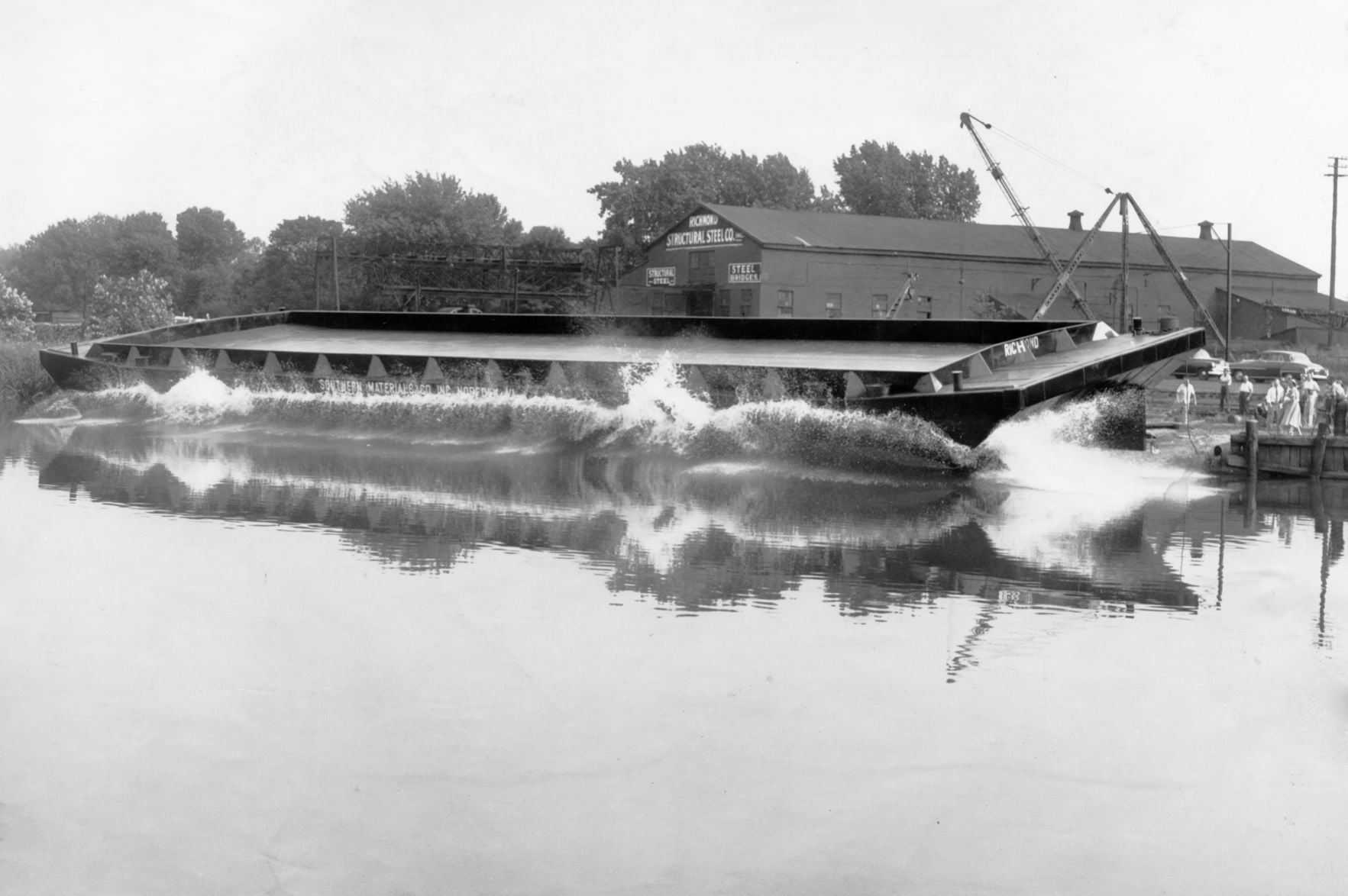 From the Archives: Barges and Richmond Steel