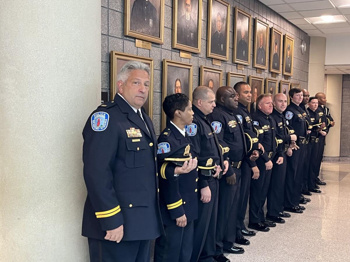 Richmond Police Department promotes 12 officers at ceremony