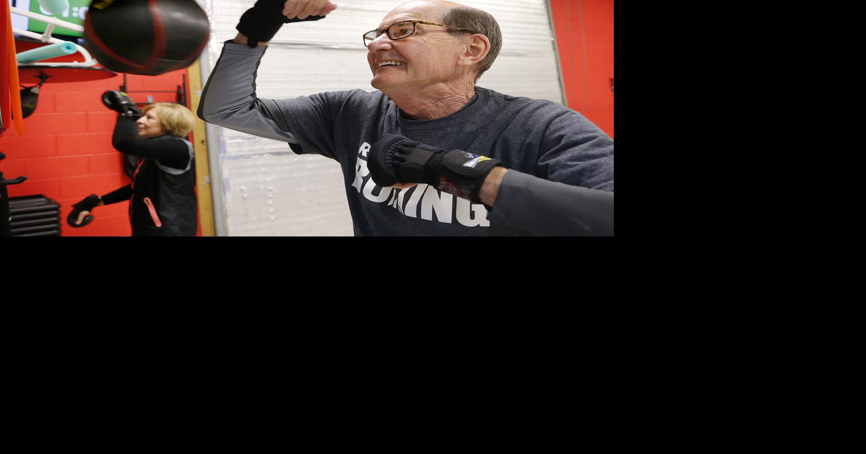 Strapping on boxing gloves to fight Parkinson's