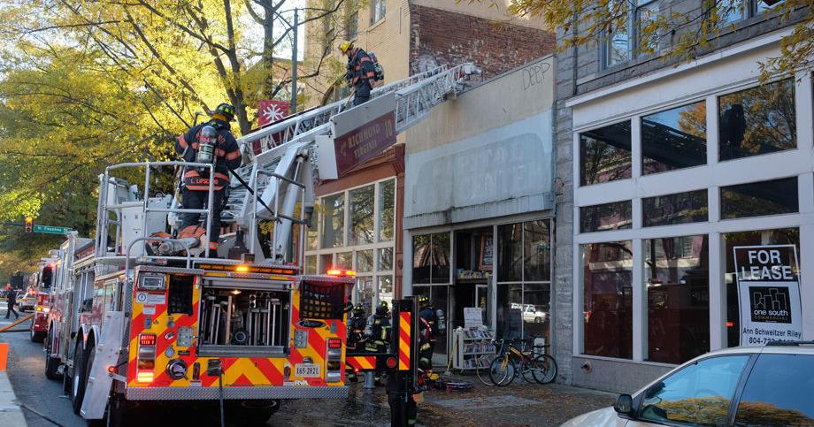 PHOTOS: Thrift store fire on West Broad