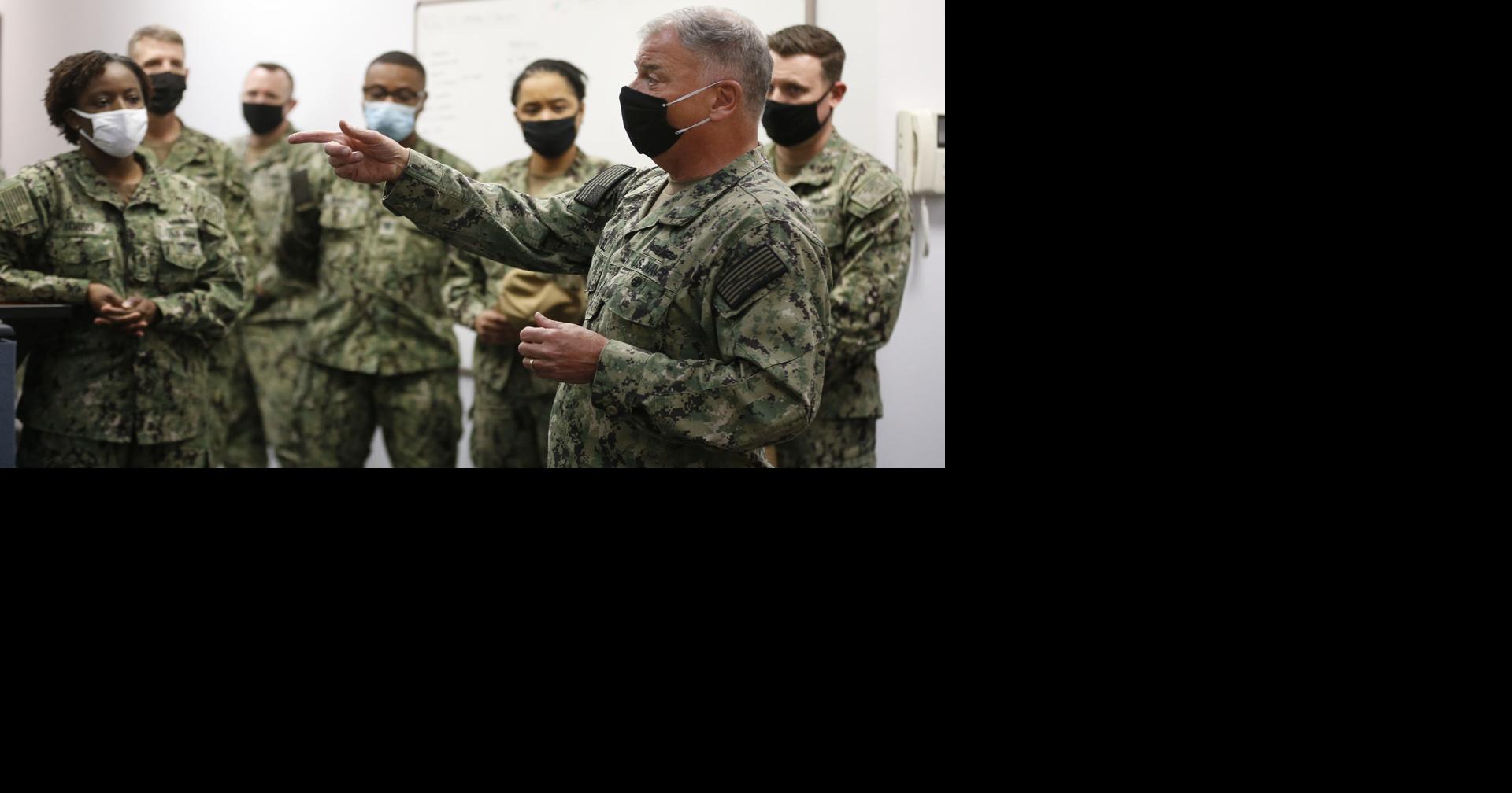 PHOTOS: Chief of Navy personnel visits naval recruiting office in ...