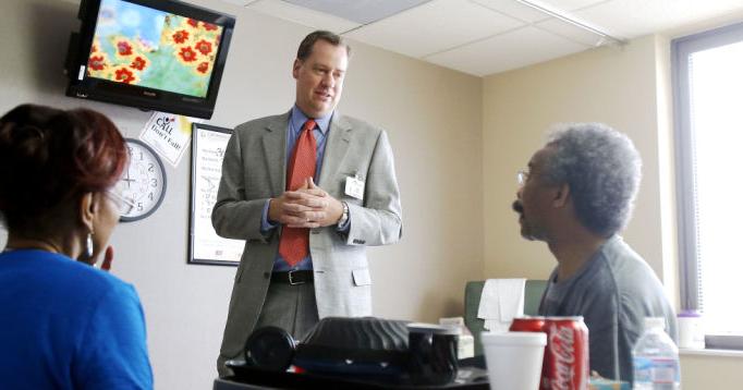 Hospital administrator Tim McManus knows what it’s like to be a patient