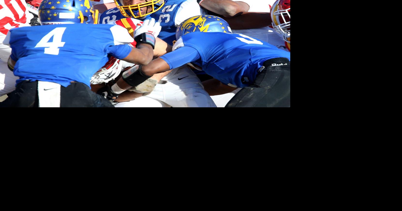 Opponents have a hard time holding back Hopewell defensive end Keyon ...