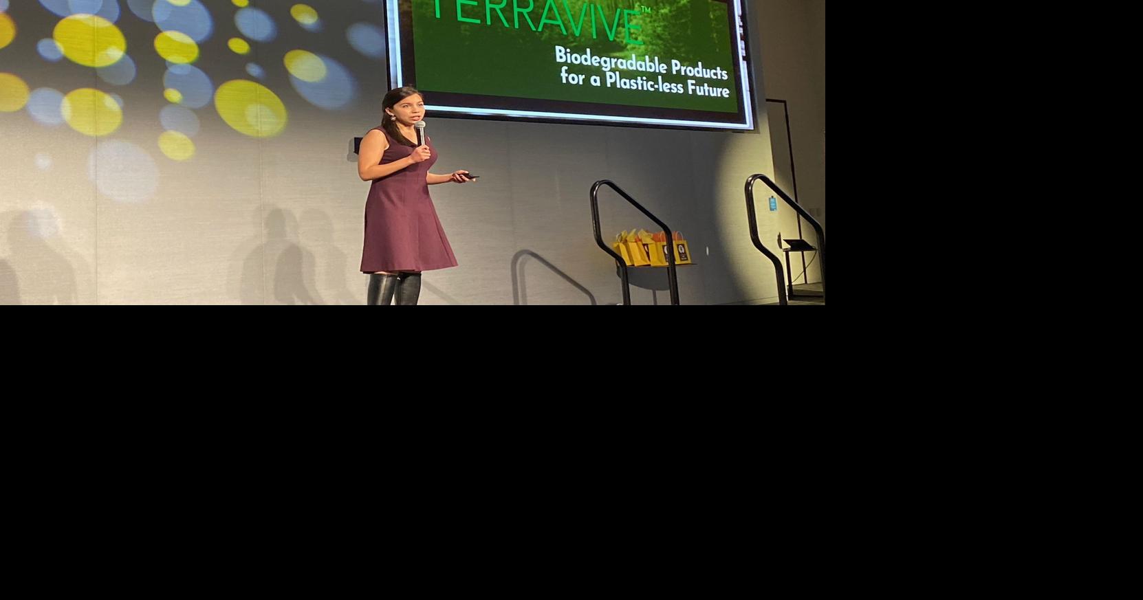 Creator of compostable cups and forks out of plant-based materials ...