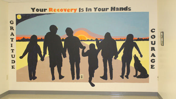Mural helps teens through recovery