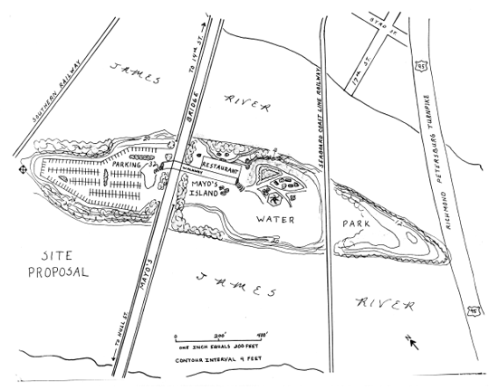 Richmond's Mayo Island: baseball, floods and music festivals