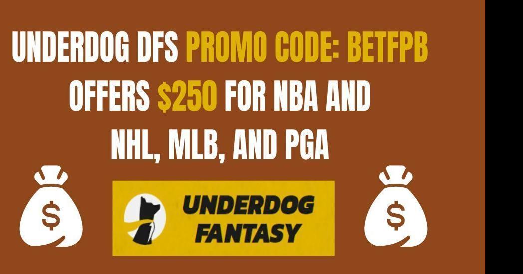 Underdog promo code: $250 guaranteed for MLB, NHL, and PGA