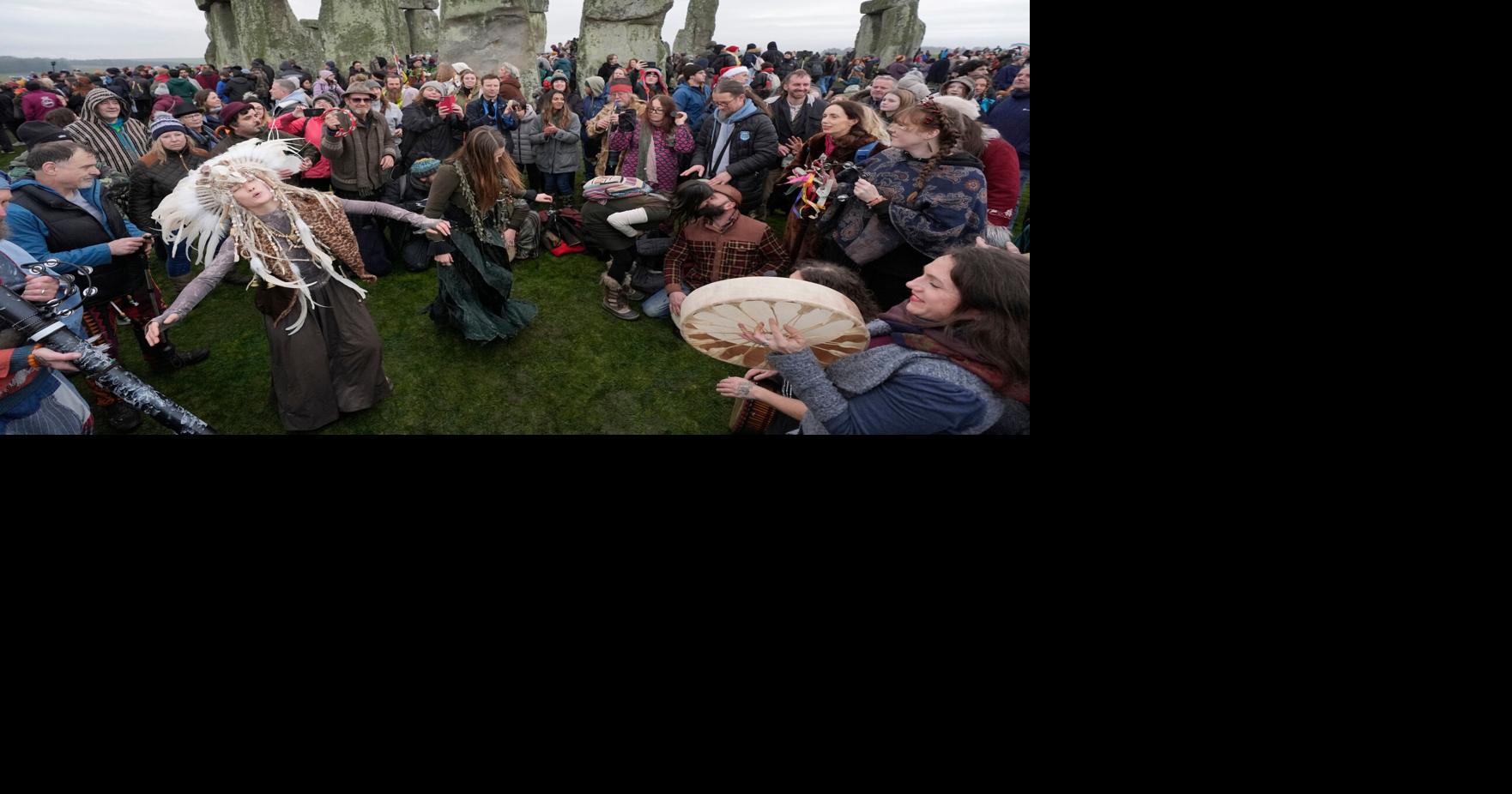 APTOPIX Britain Winter Solstice