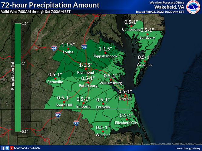 Rain develops with an unusual warm up for Thursday