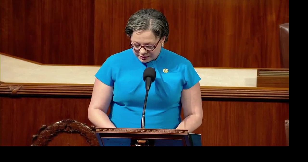 U.S. Rep. Jennifer McClellan, D-Richmond, on the floor of Congress ...
