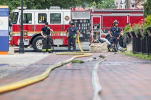 Fire in Richmond's Shockoe Bottom damages multiple buildings