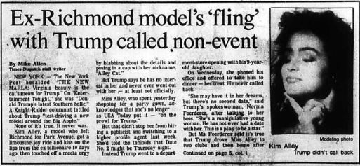From the RTD Archives: Ex-Richmond model's fling with Trump called non ...