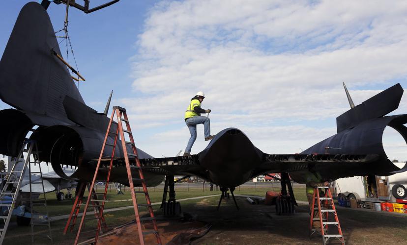 Spy plane disassembly begins at Virginia Aviation Museum ahead of move ...