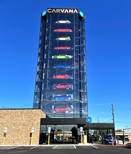 Carvana opens 12-story vehicle-dispensing vending tower in Richmond