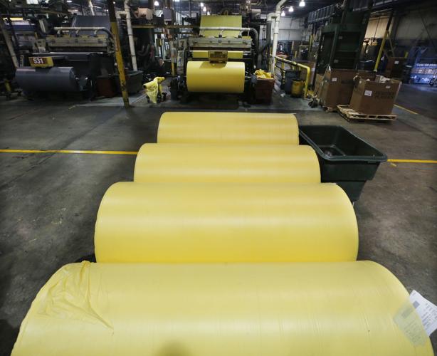 The Novolex plant in eastern Henrico makes millions of plastic bags ...
