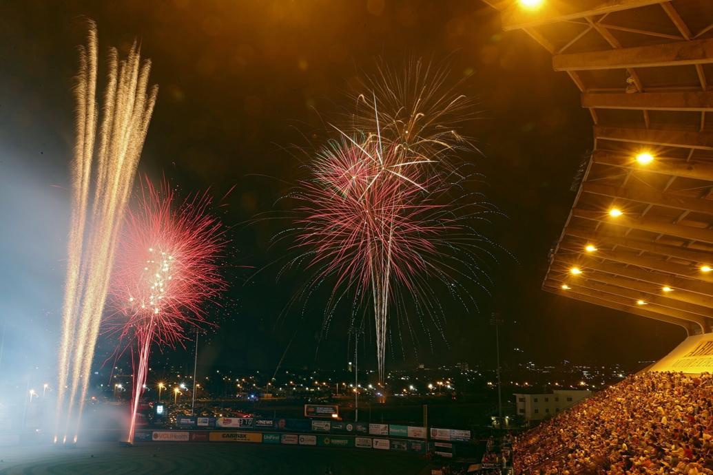 July 4th fireworks in Richmond, Va.