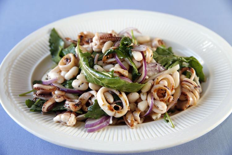 Restaurant fave: Squid, White Beans and Arugula (Edo's Squid)
