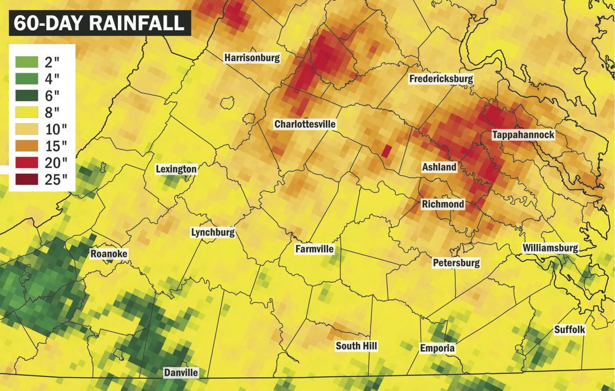 When it rained, it poured: Richmond's 2 feet of rain during May and ...