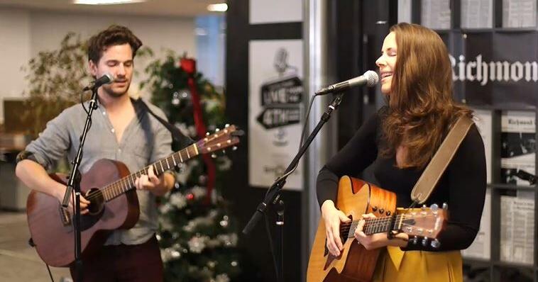 Watch folk rock duo Colin & Caroline perform a concert in the RTD newsroom