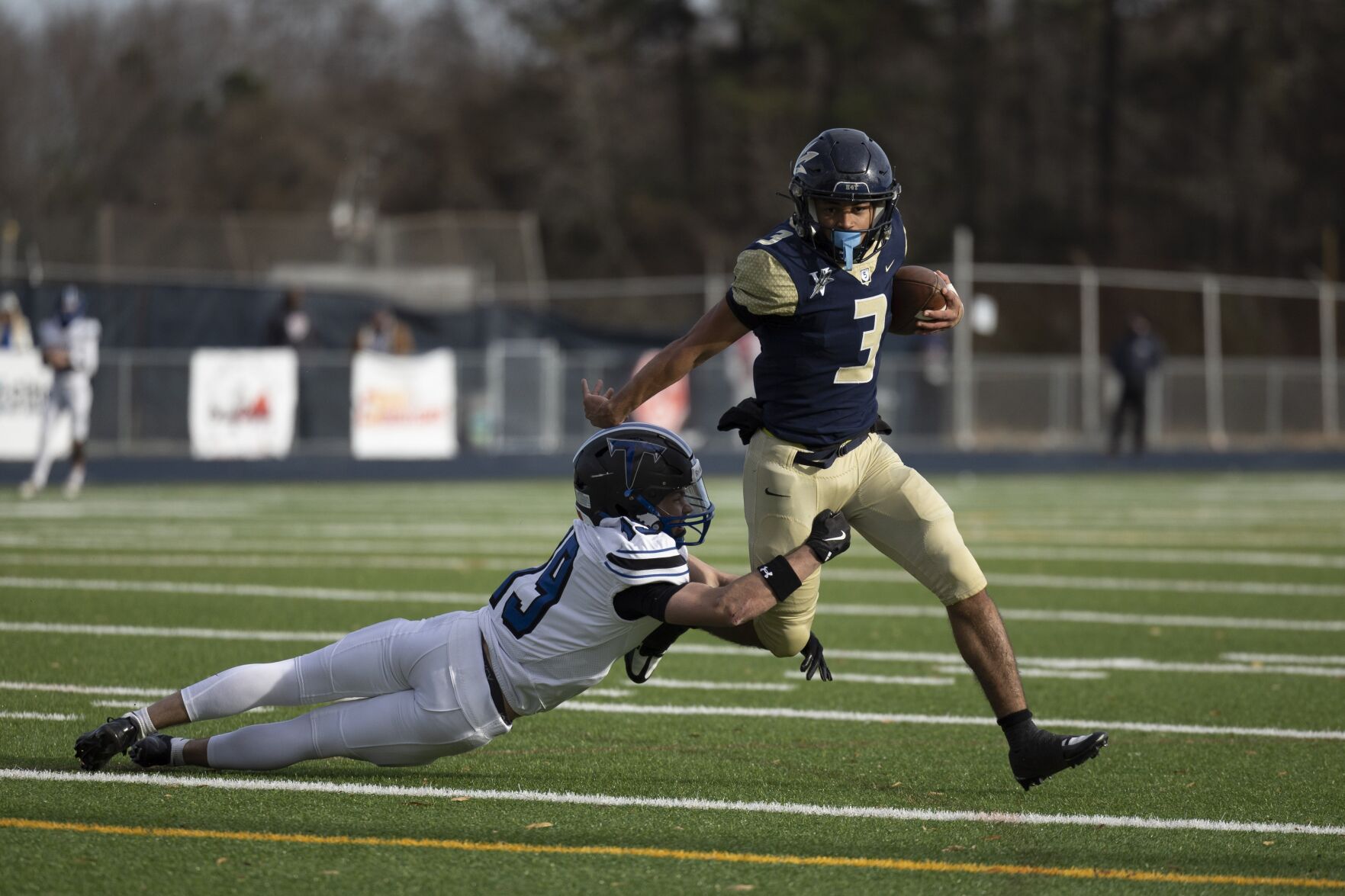 Varina football beats Hermitage on the road