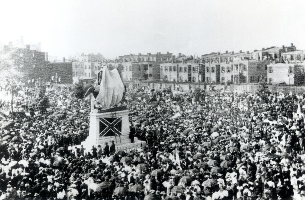 PHOTOS: J.E.B. Stuart Monument, then and now