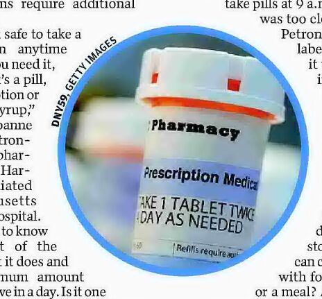 Decoding medication instructions