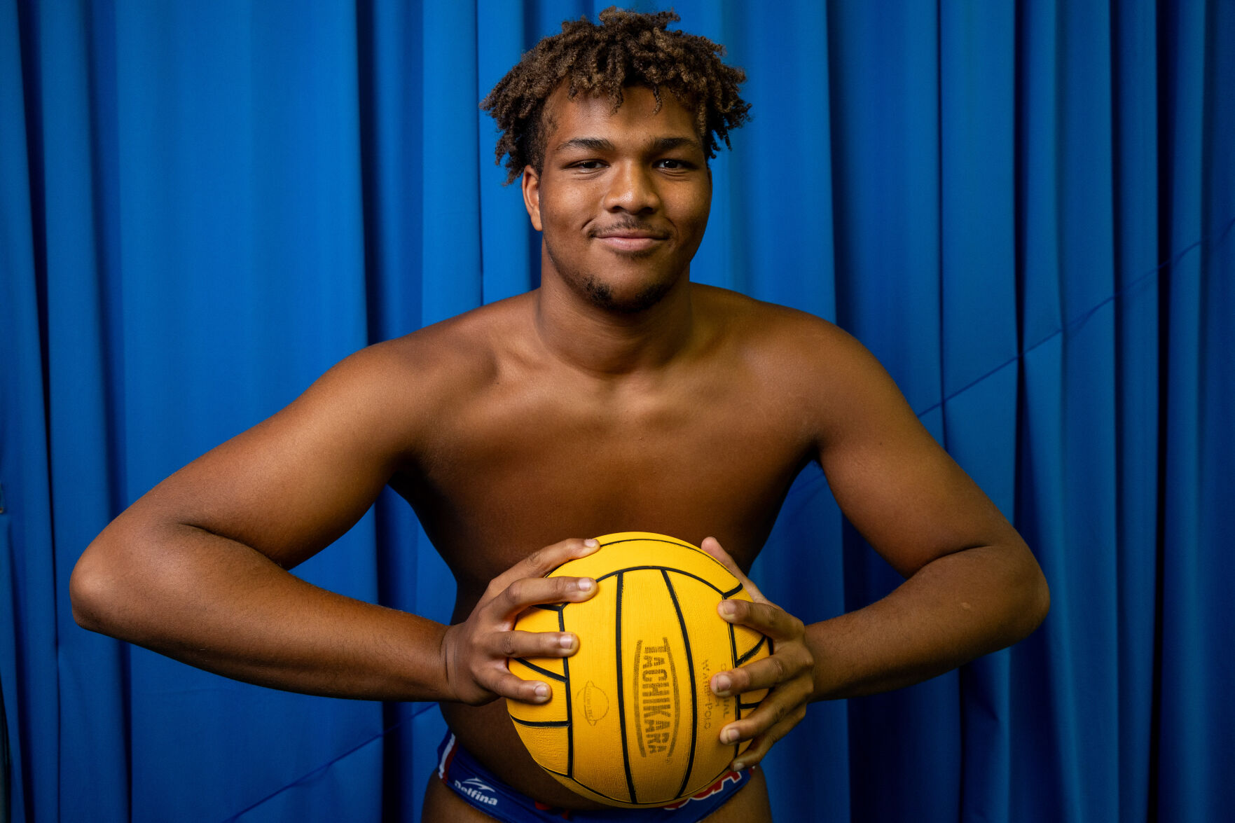 James McRae making a splash for SwimRVA's water polo club