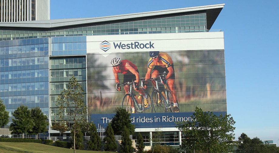WestRock showcases itself in giant wrap