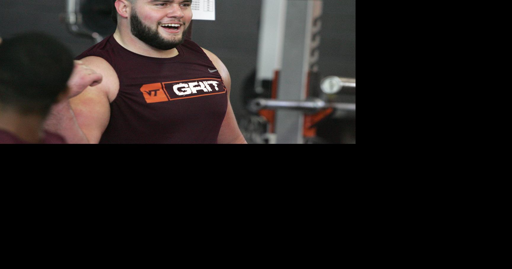 Brock Hoffman has brought nastiness to Virginia Tech's offensive line