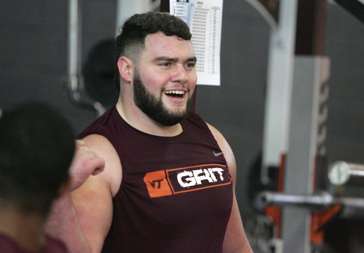 Brock Hoffman has brought nastiness to Virginia Tech's offensive line